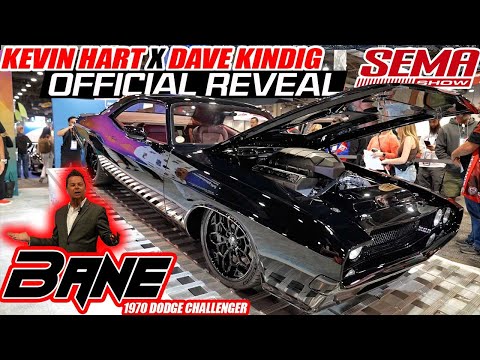 DAVE KINDIG Debuts KEVIN HARTS NEW 1000 Horsepower Dodge Challenger 'BANE\