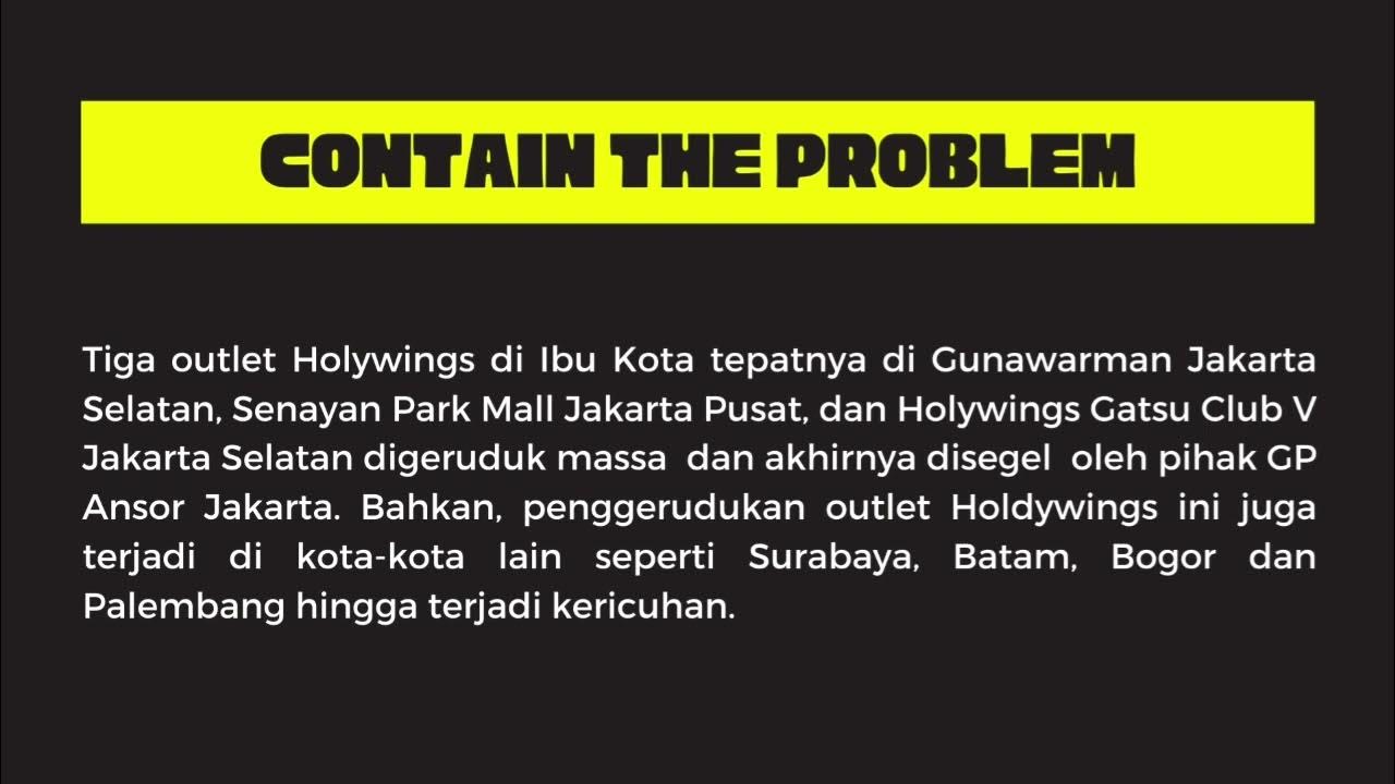 Problem Solving and 4C Implementation Hollywings | Nur Khoirunnisa ...