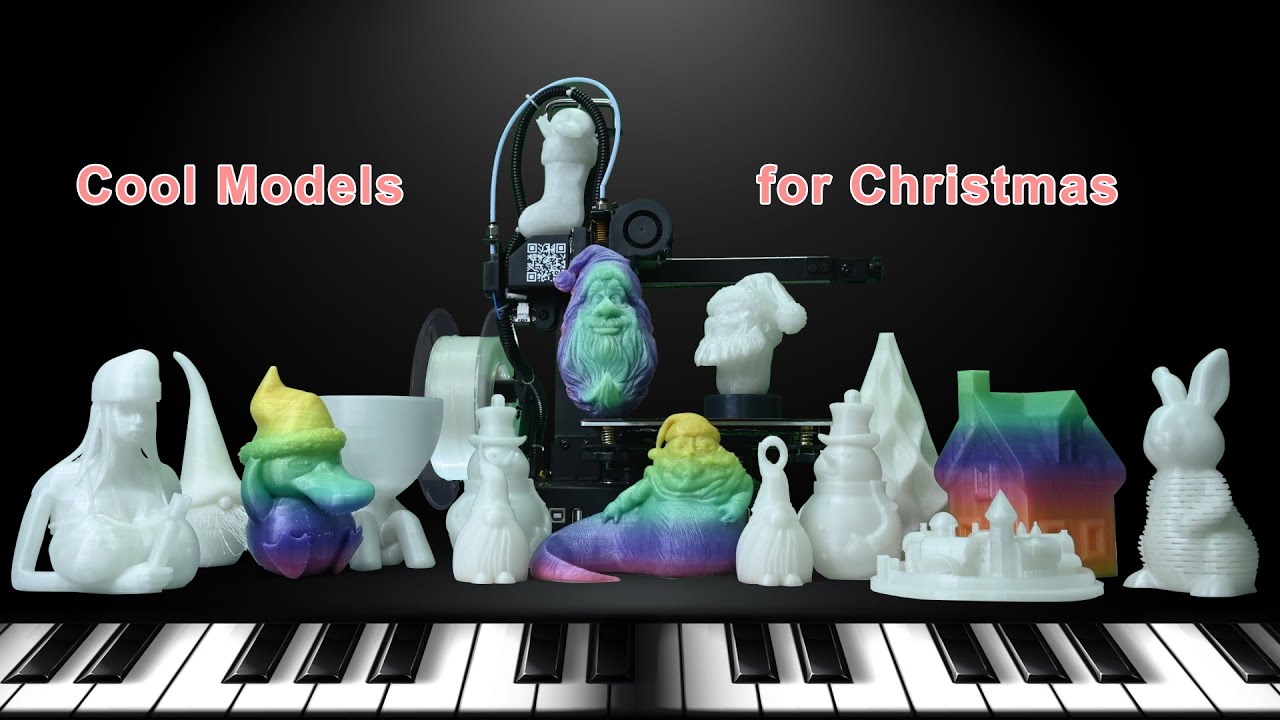 Cool Models to 3D Print for Merry Christmas from TRONXY CRUX 1 3D ...