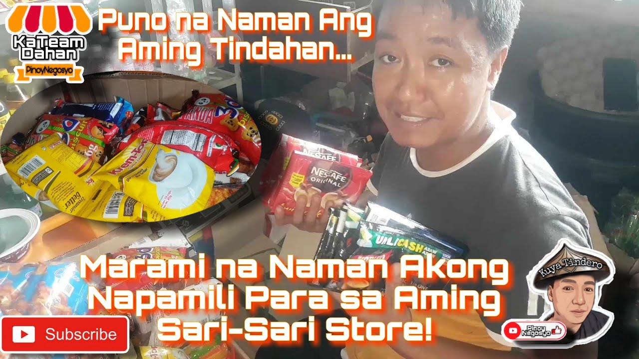 Puno na naman ang aking tindahan. Marami na naman akong napamili para ...