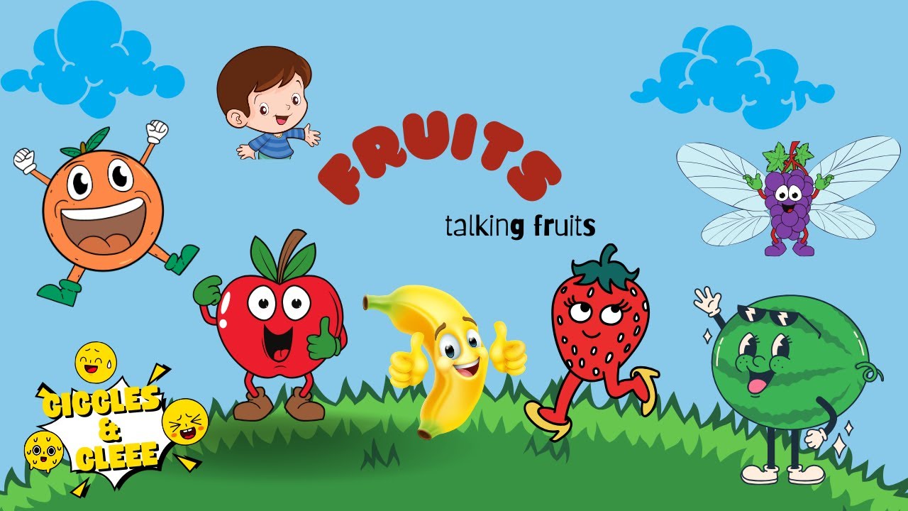 Fruit Names List | 5 Easy Fruits Name for Kids | Learning Made Easy ...