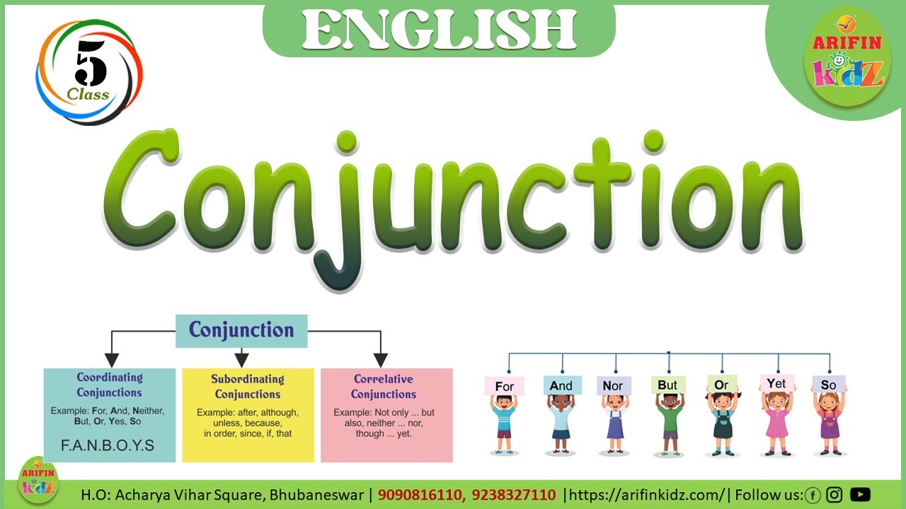 Standard-5: | CONJUNCTION | ENGLISH - YouTube