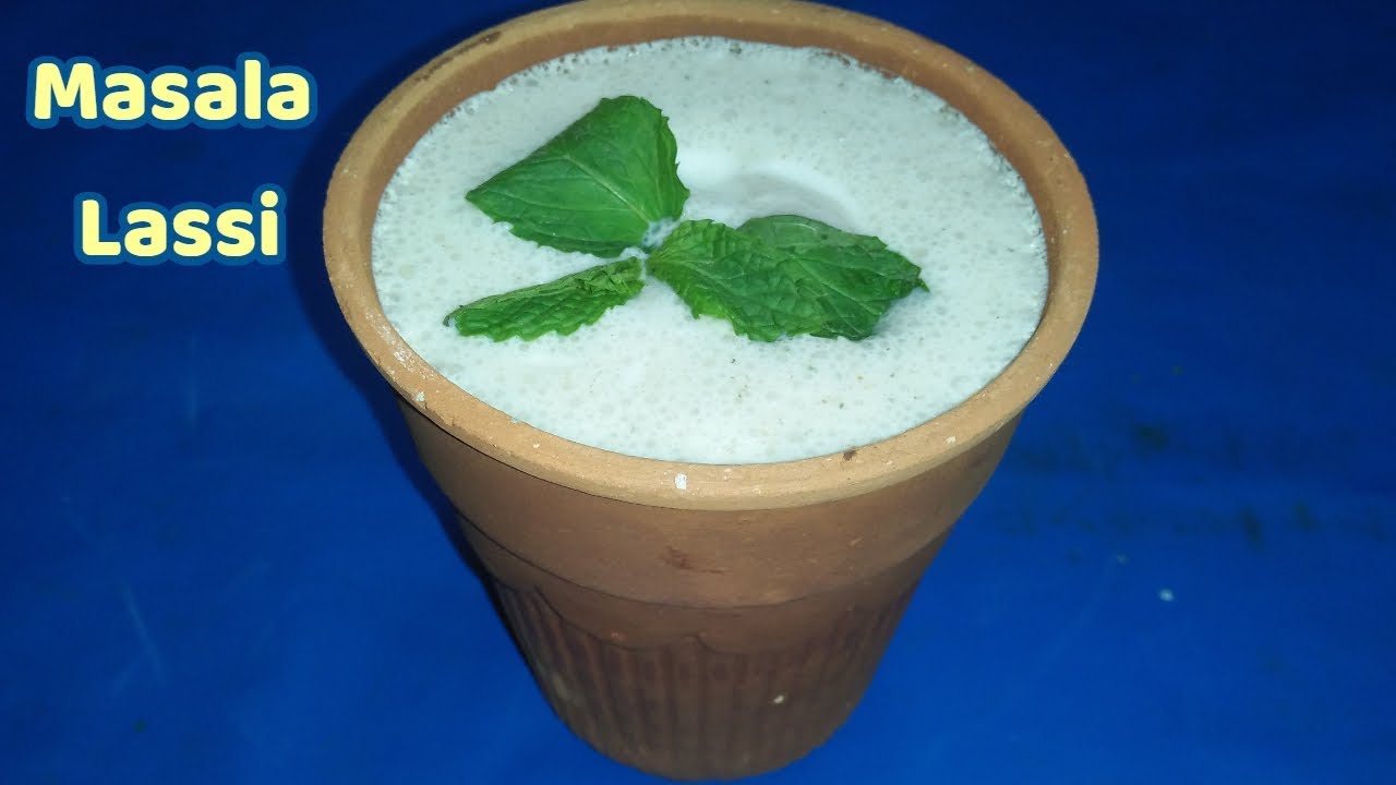 Quick Masala Lassi Recipe | Masala Chaas | Masala Taak-Indian Summer ...
