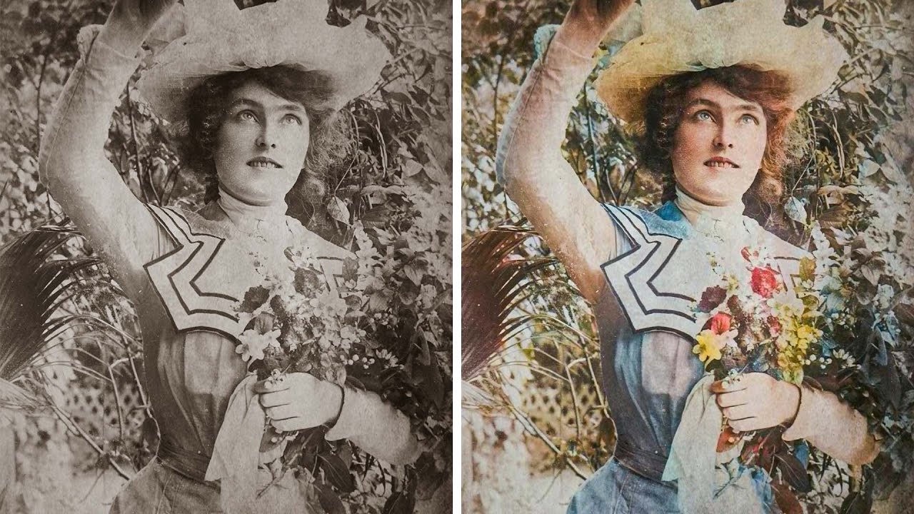 Introducing the World's Best AI to Color B&W Photos... and it's Free ...