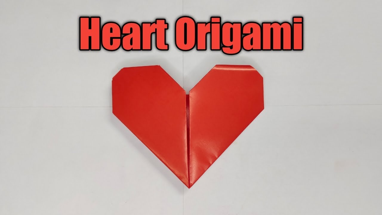 Origami Love Hearts - How to Make Simple Origami Love or Hearts - YouTube