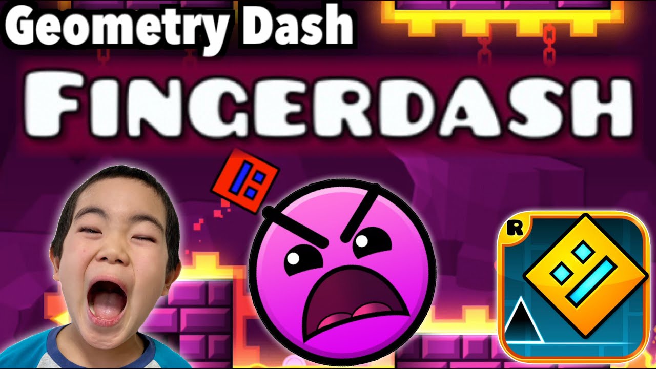 Geometry Dash【FINGER DASH】100%(2coins) ジオメトリーダッシュ - YouTube