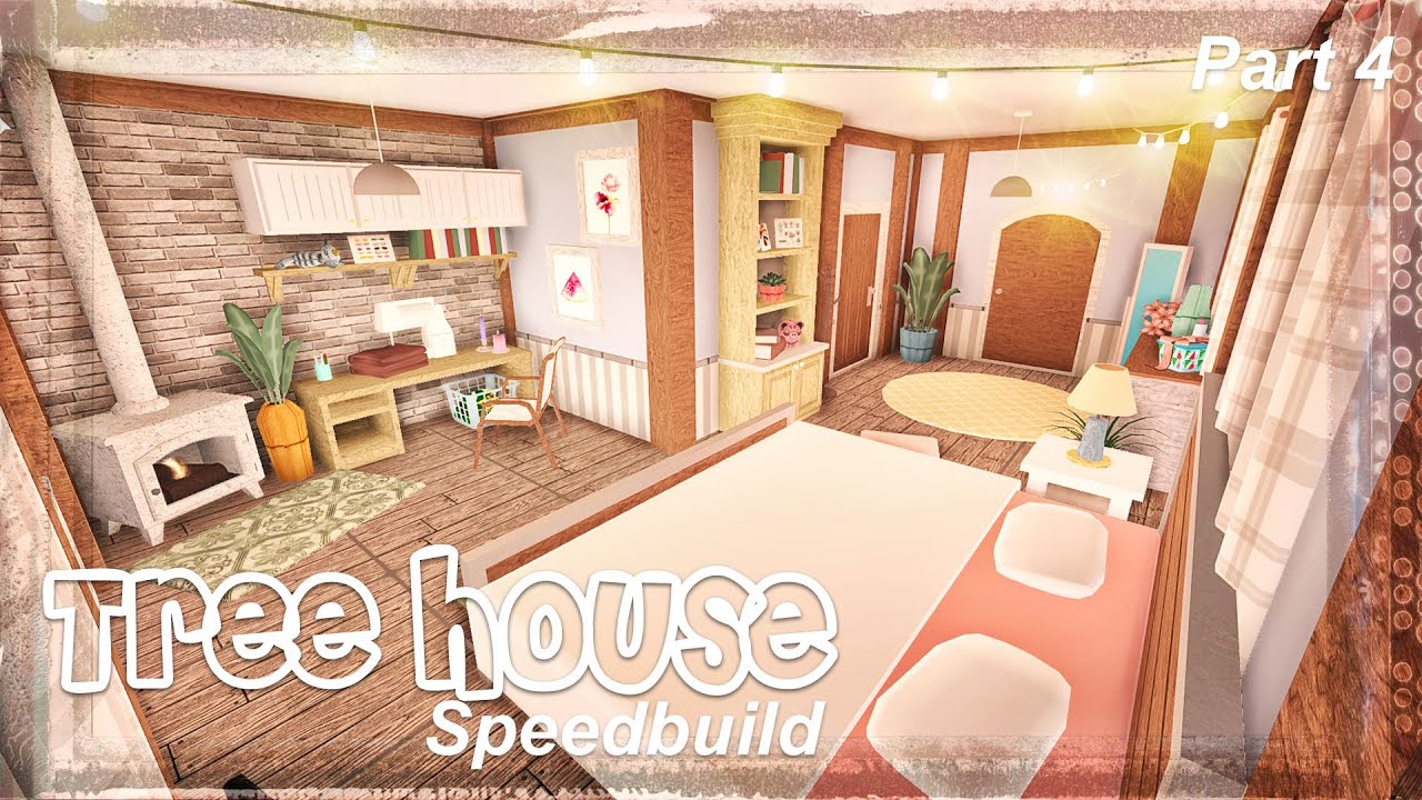Bloxburg: Tree House Speedbuild Last Part ($200K+) - YouTube