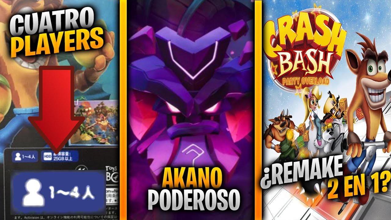 NOTI CRASH: AKANO mascara cuantica | ¿CRASH BASH en crash bandicoot 4 ...