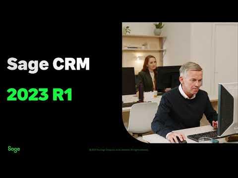 Sage CRM: Introducing Sage CRM 2023 R1 - YouTube