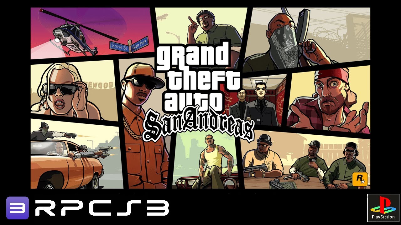 Grand Theft Auto: San andreas RPCS3 PS3 Emulator Gameplay # ...