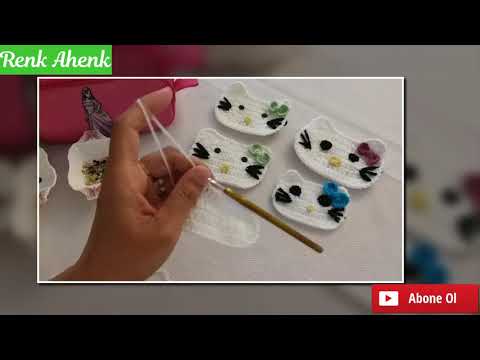 Tığ İşi Hello Kitty Motif Yapımı. Crochet hello kitty Tutorial