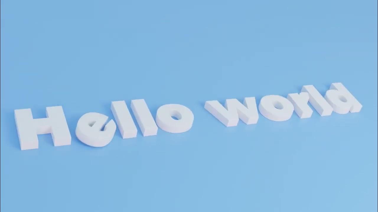 HelloWorld - YouTube