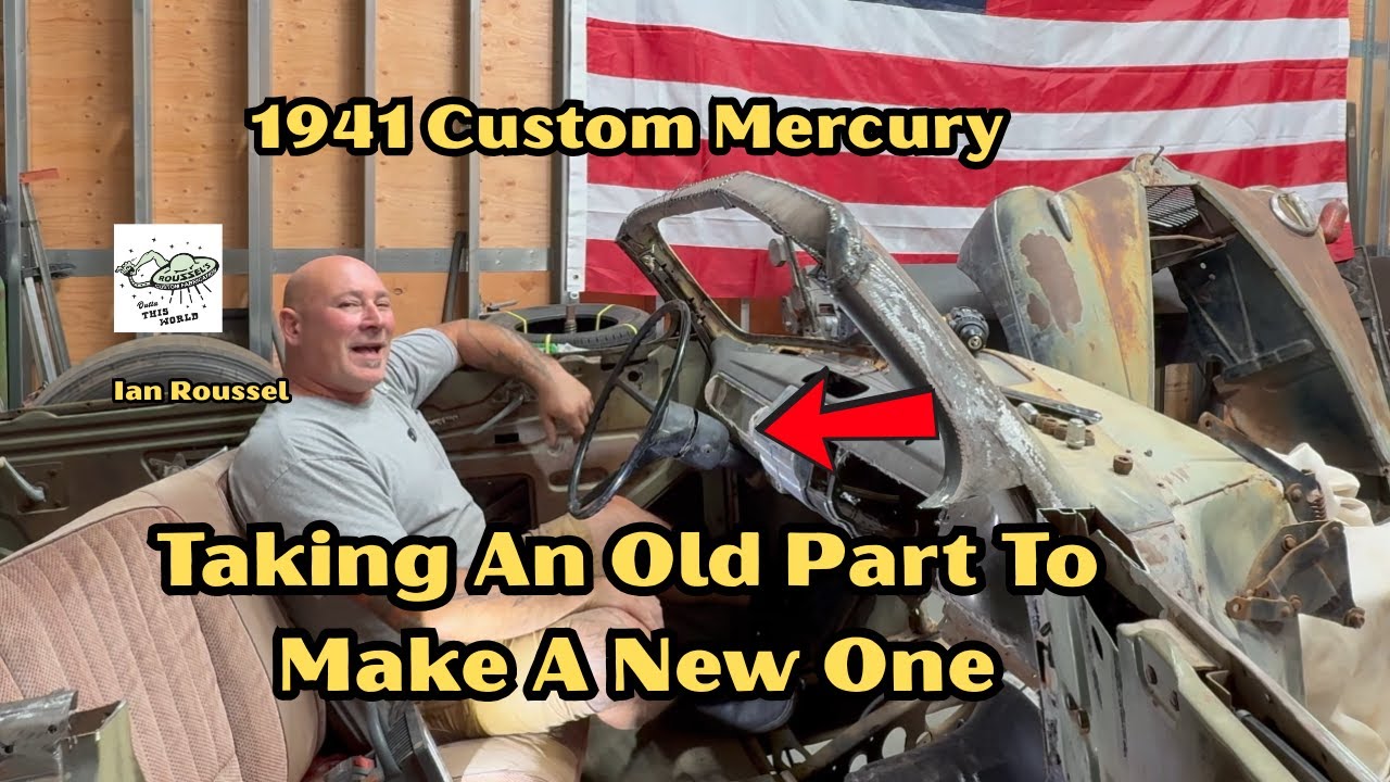 1941 Mercury: Ian Roussel Reuses Old Parts To Make A BRAND NEW Steering ...