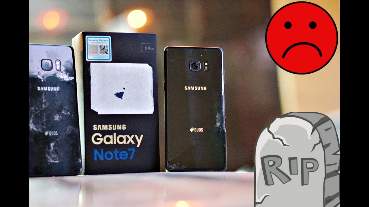 RIP NOTE 7!!! - YouTube