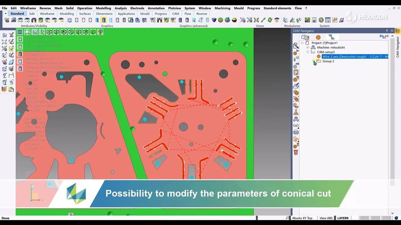 Wire EDM programming (VISI) - YouTube