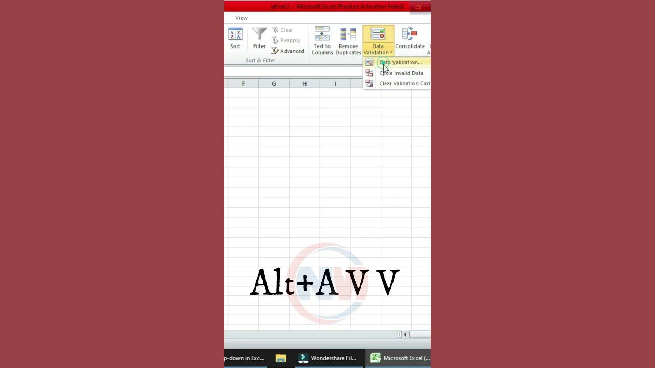 Master Excel Data Validation In Just 5 Minutes Excel Shorts Youtube
