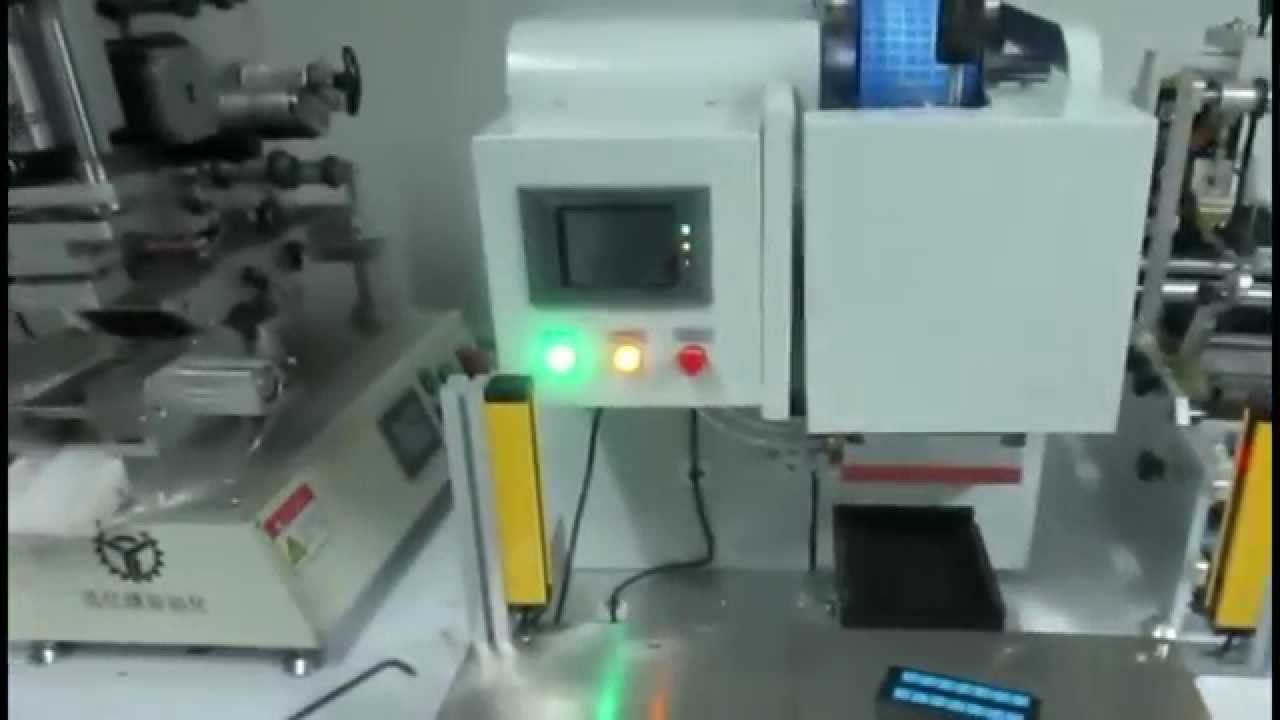 High Precision Label Applicator - YouTube