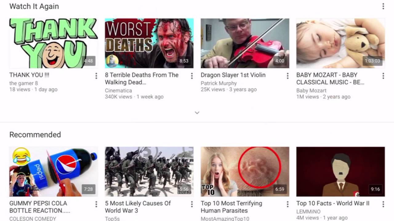 My top 5 most favorite YouTube videos - YouTube