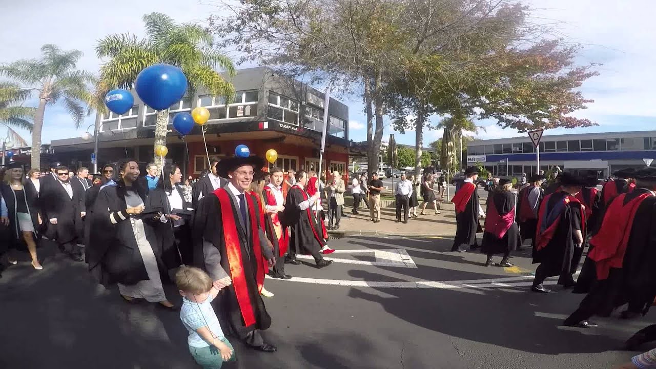 Massey University Graduation 2015 Parade, Auckland New Zealand - YouTube
