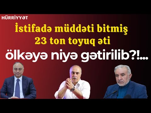 Yeganə sahə Qida Təhlükəsizliyi Agentliyidir ki, uçurumdadır.