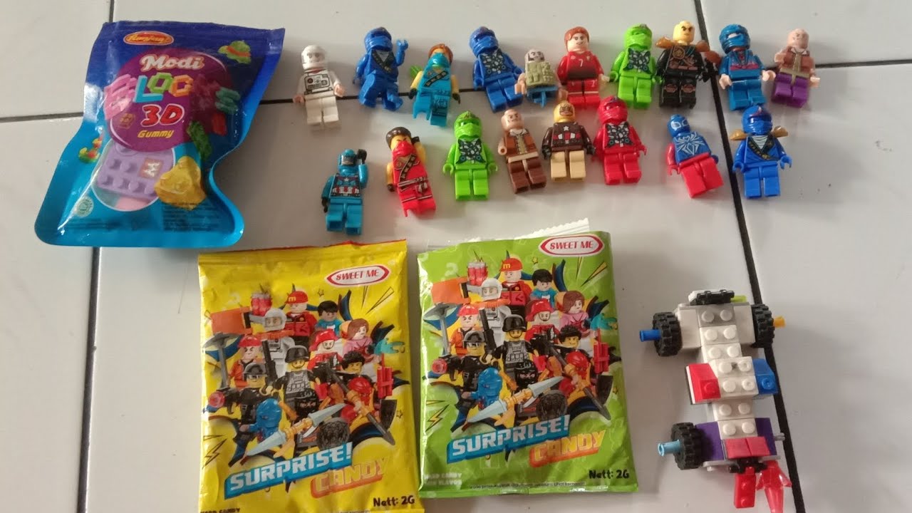 Unboxing Lego Surprise Candy - YouTube