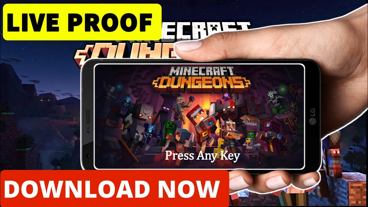How to Download Minecraft Dungeons in Android | Minecraft Dungens For ...