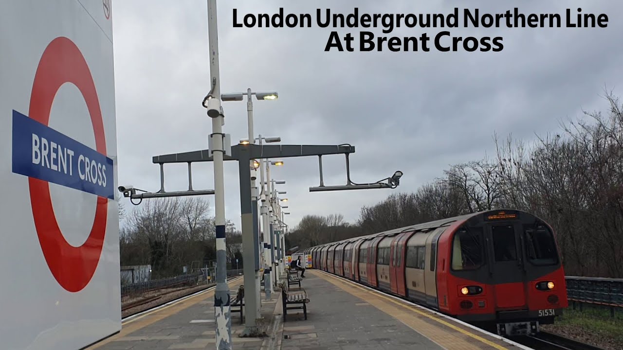 London Underground Northern Line at Brent Cross 2023 - YouTube