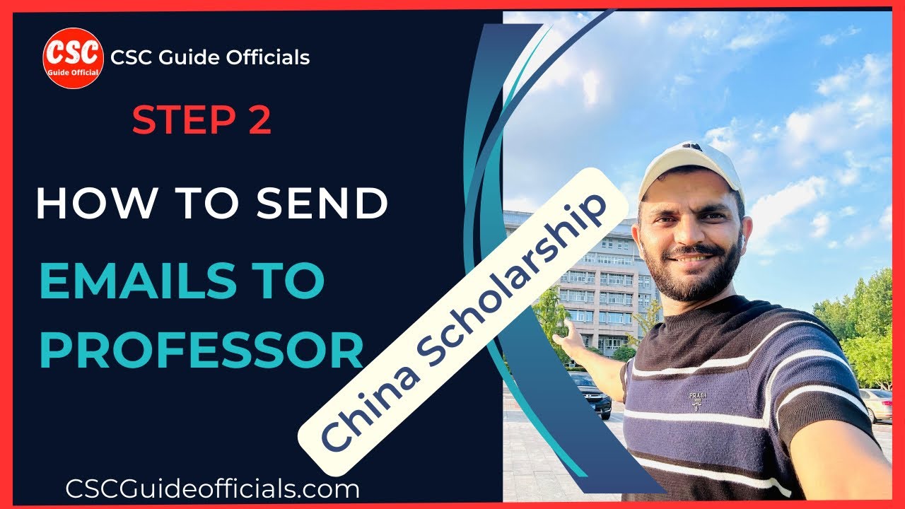 How to Send Email to Chinese Professors For Acceptance Letter | Step 2 ...