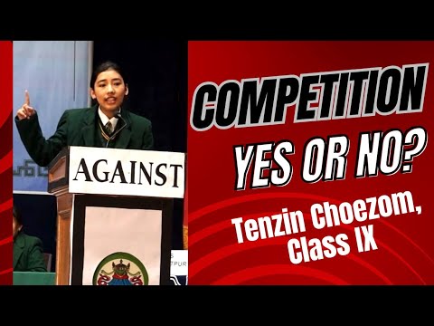 Debate by a class IX Tibetan girl | THF Mussoorie - YouTube