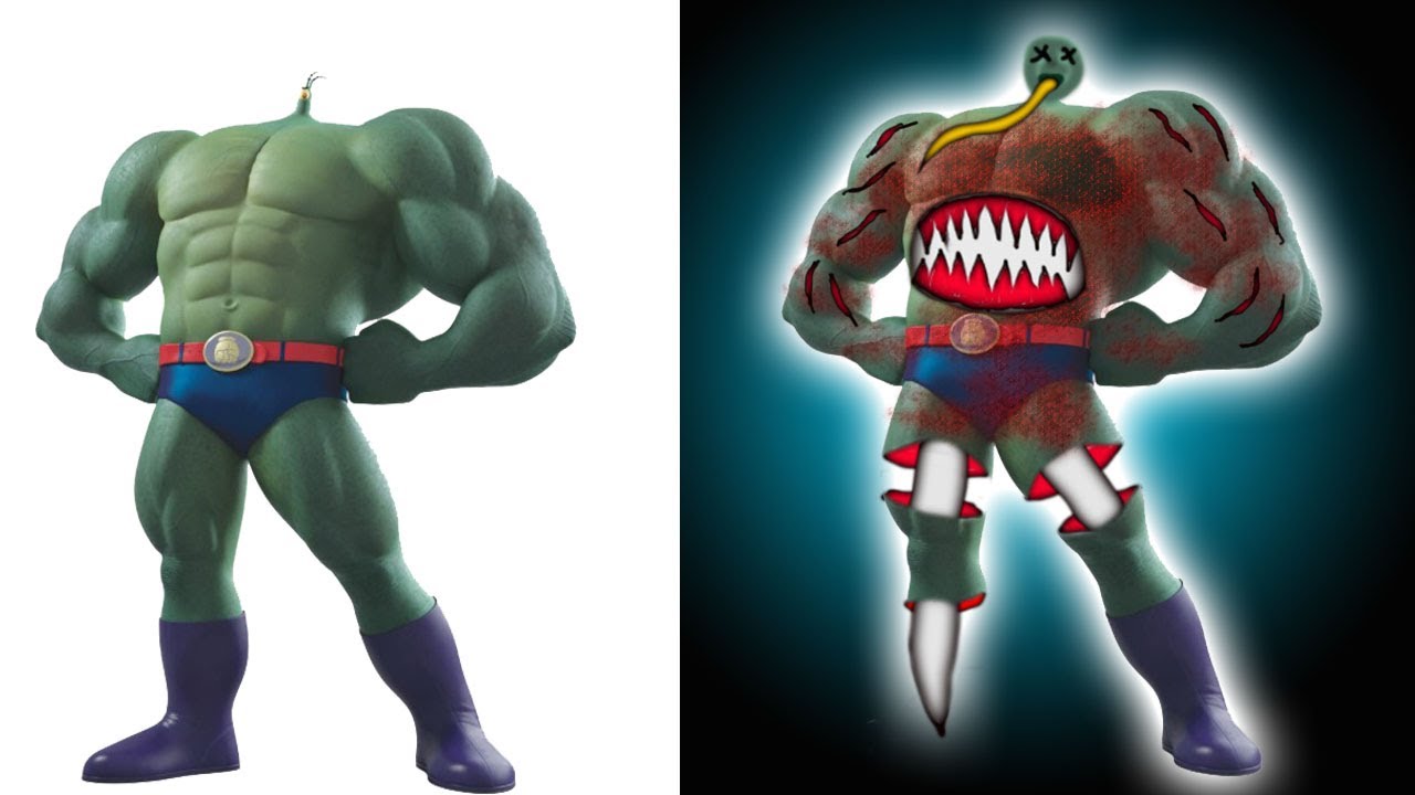 Spongebob Squarepants Movie PLANKTON HeroPants As Horror Version ...