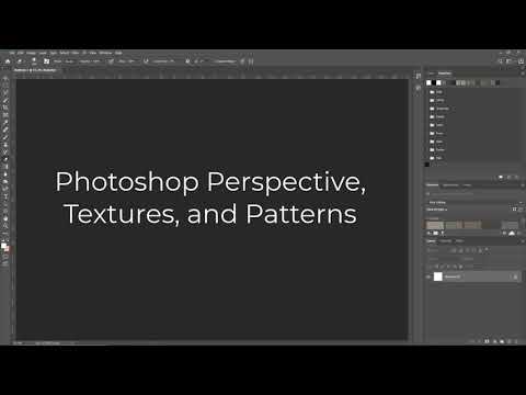 Photoshop Perspective, Textures, and Patterns - YouTube
