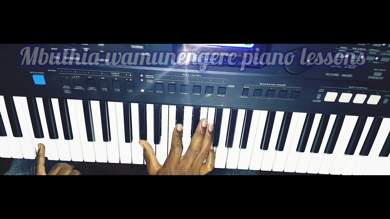 How to play a kikuyu song Njaura icoki in a simple way #njaura icoki ...