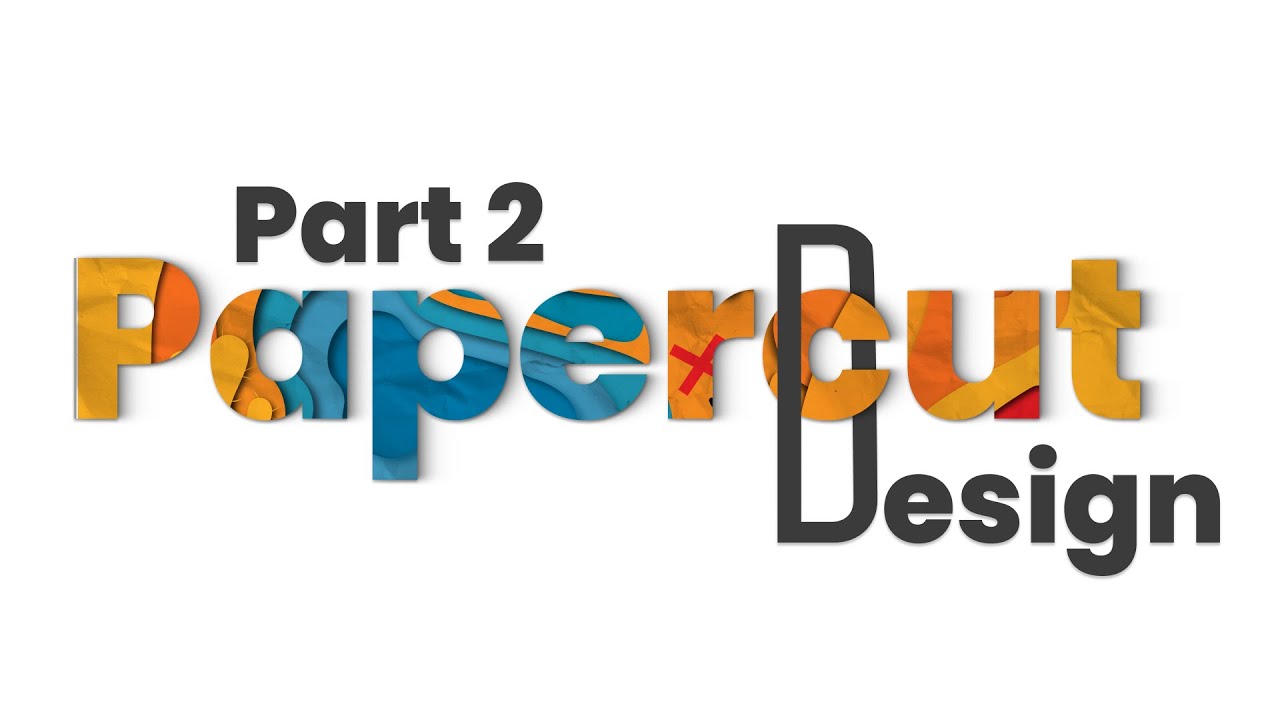 Papercut design - Adobe Illustrator - Part 2 - YouTube