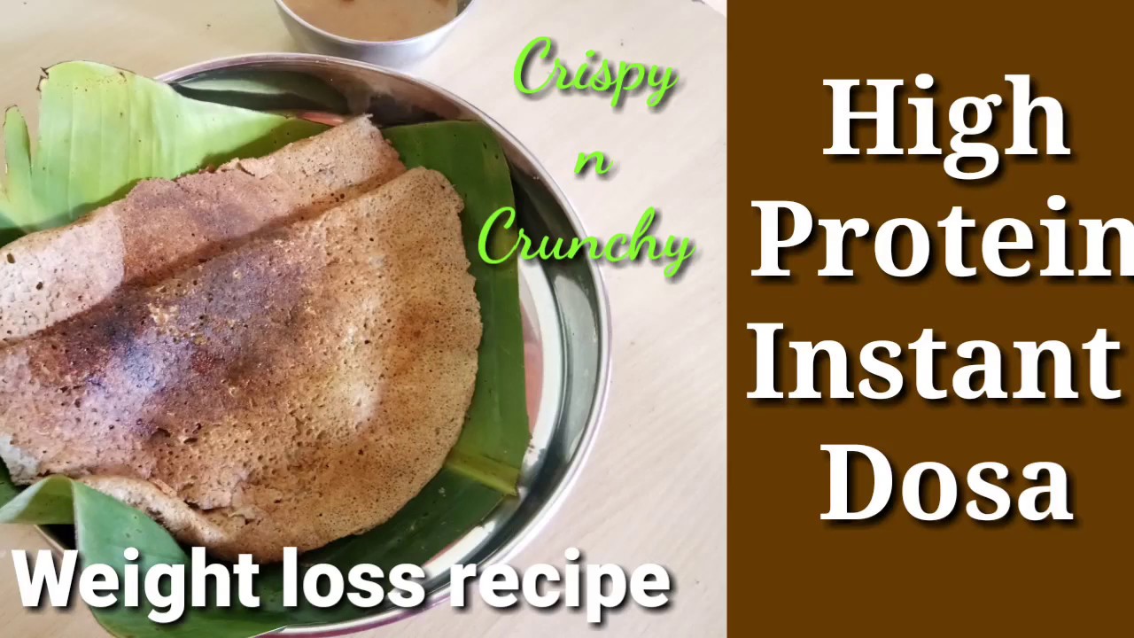 High protein dosa recipe for weight loss /Greengram sprout dosa recipe ...