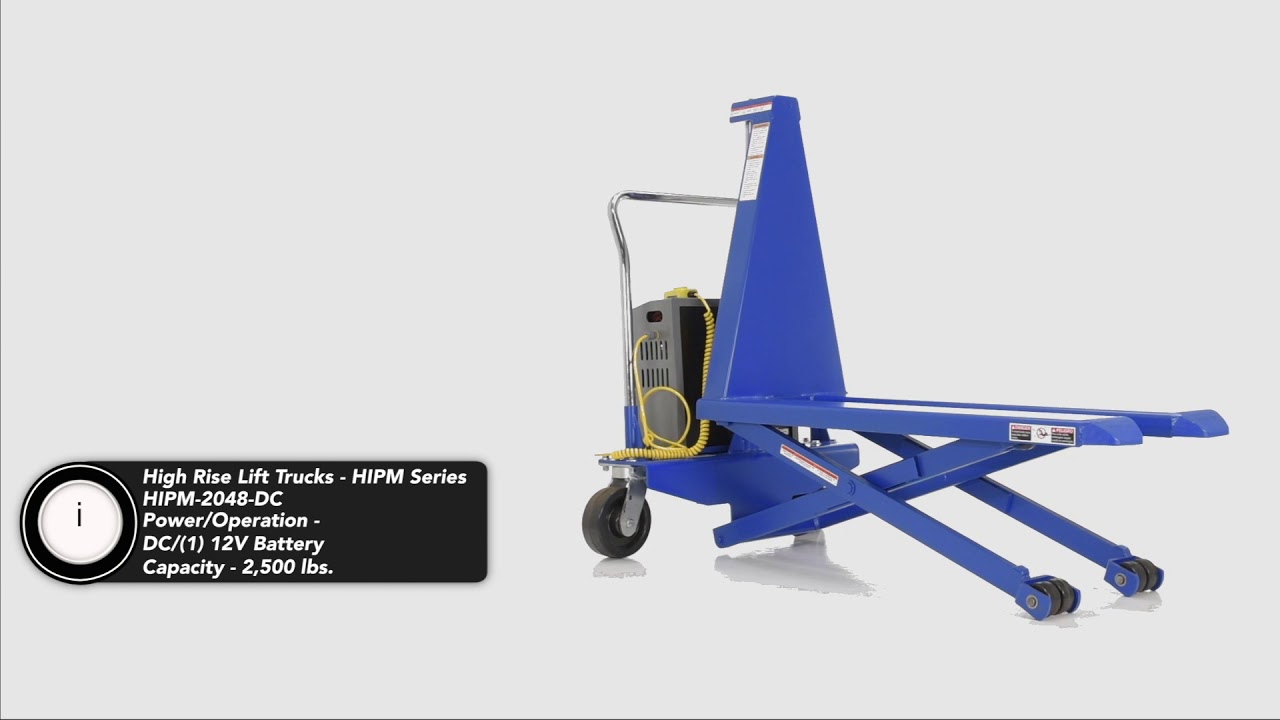 HIPM High Rise Lift Trucks - YouTube