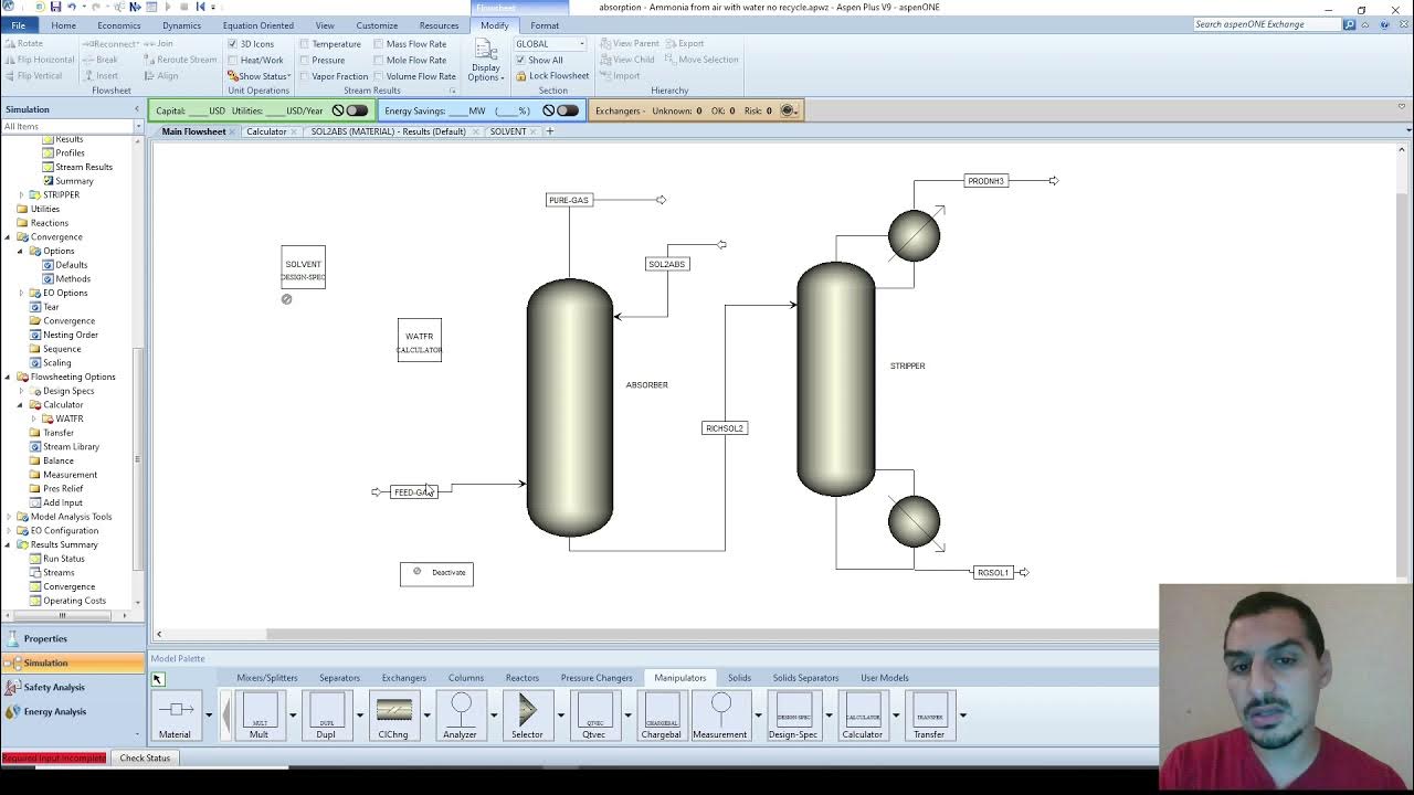 Aspen Plus in English | Part 2 | 56 | Calculator option in Aspen Plus (Using Fortran Code) - YouTube