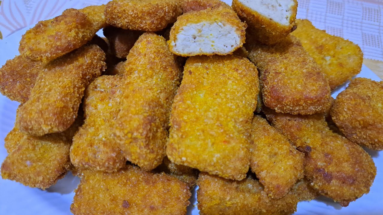 homemade crispy chicken nuggets | Kids favourite snack ...