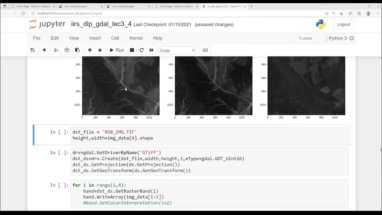 Raster Data processing Stacking, Sub setting, Resampling, Reprojecting etc in python - YouTube
