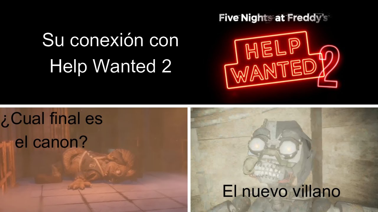 El final de fnaf Ruin y su conexión con Help Wanted 2 - YouTube
