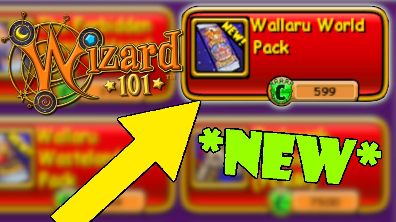 Wizard101 Just Released A NEW Wallaru Pack! Is It Worth? - YouTube