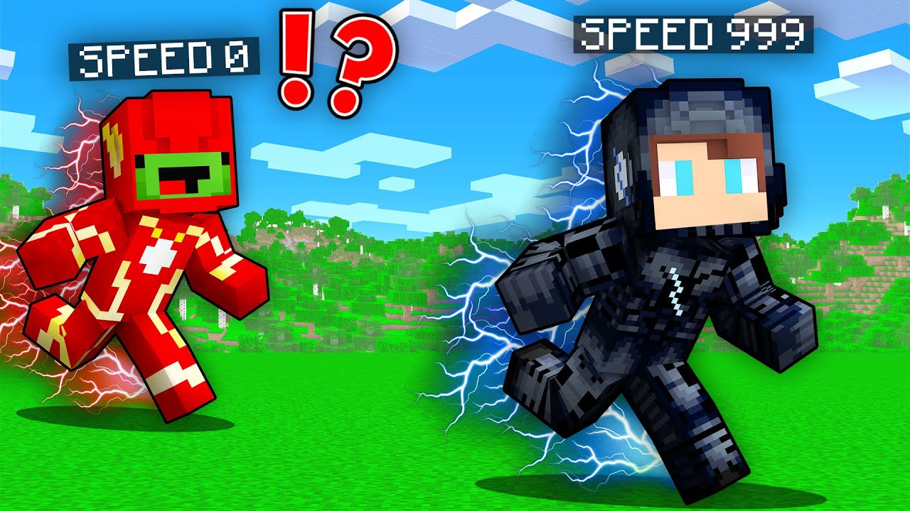 999 ZOOM Speedrunner vs 0 FLASH Hunter : JJ vs Mikey in Minecraft Maizen! - YouTube