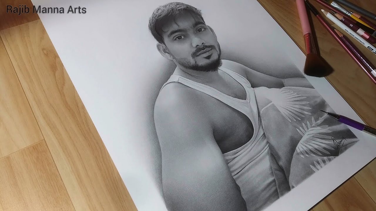Commission Artwork Or Paid Artwork Drawing by Rajib Manna Arts. - YouTube