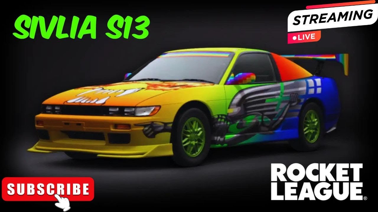 MY FAVOURITE CAR IN ROCKET LEAGUE SILVIA RLE RANKPUSH IN DOUBLES - YouTube