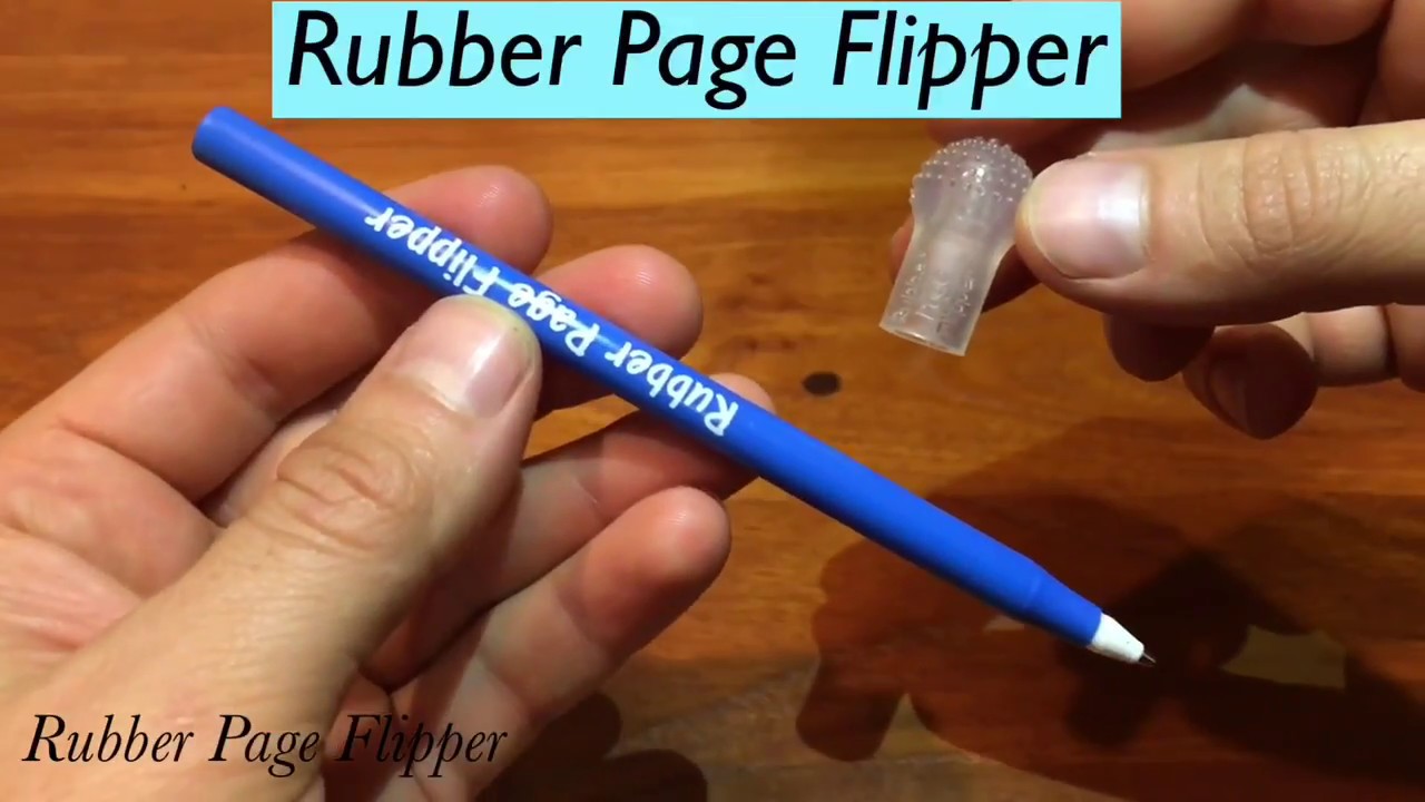 Rubber Page Flipper - YouTube