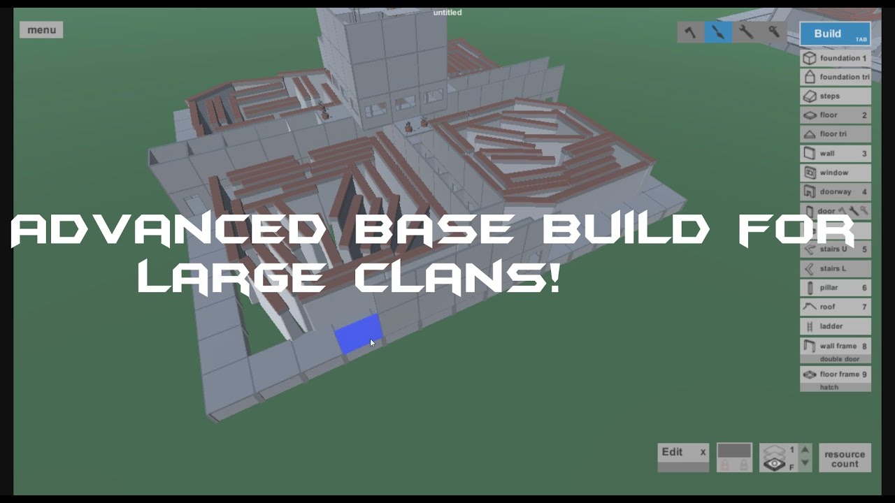 rust advanced building! - YouTube