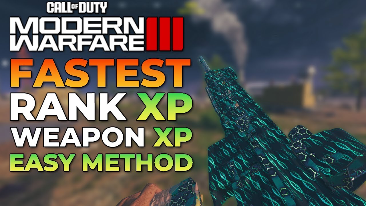 Fastest Weapon XP and Rank XP Farm in MW3 - YouTube