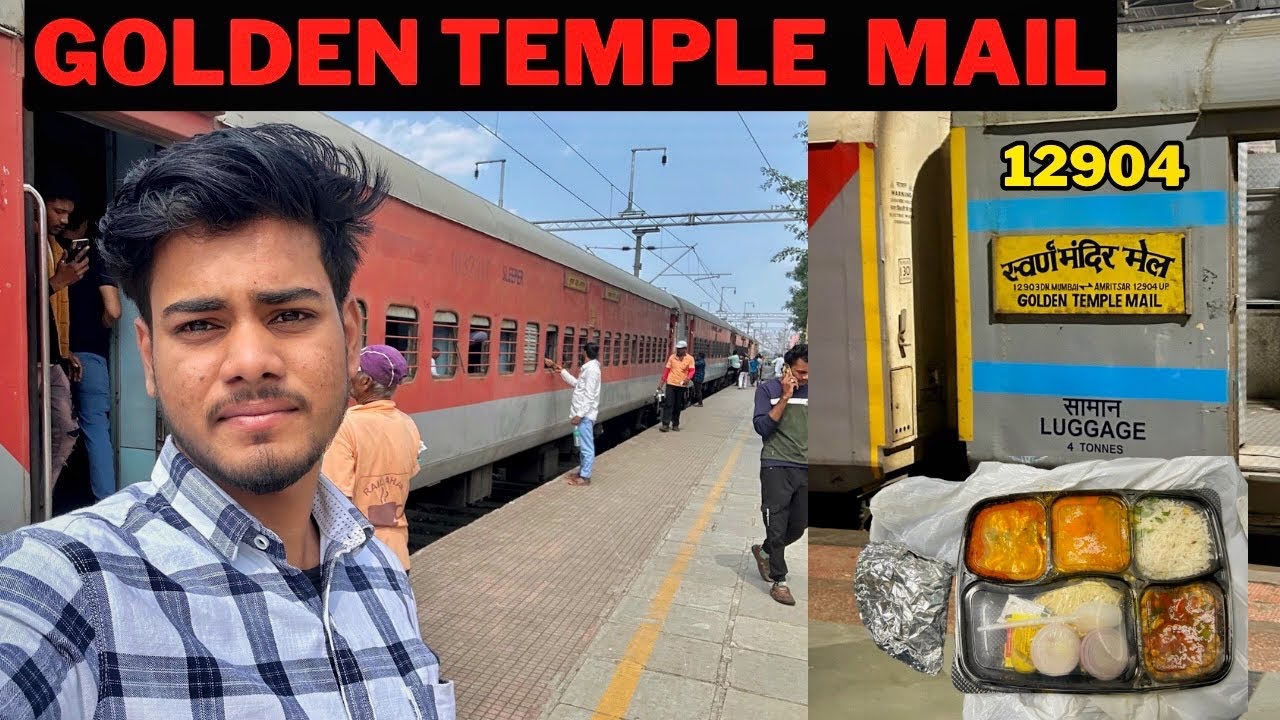 12904 Delhi To Mumbai Central Golden Temple mail | Train journey In ...