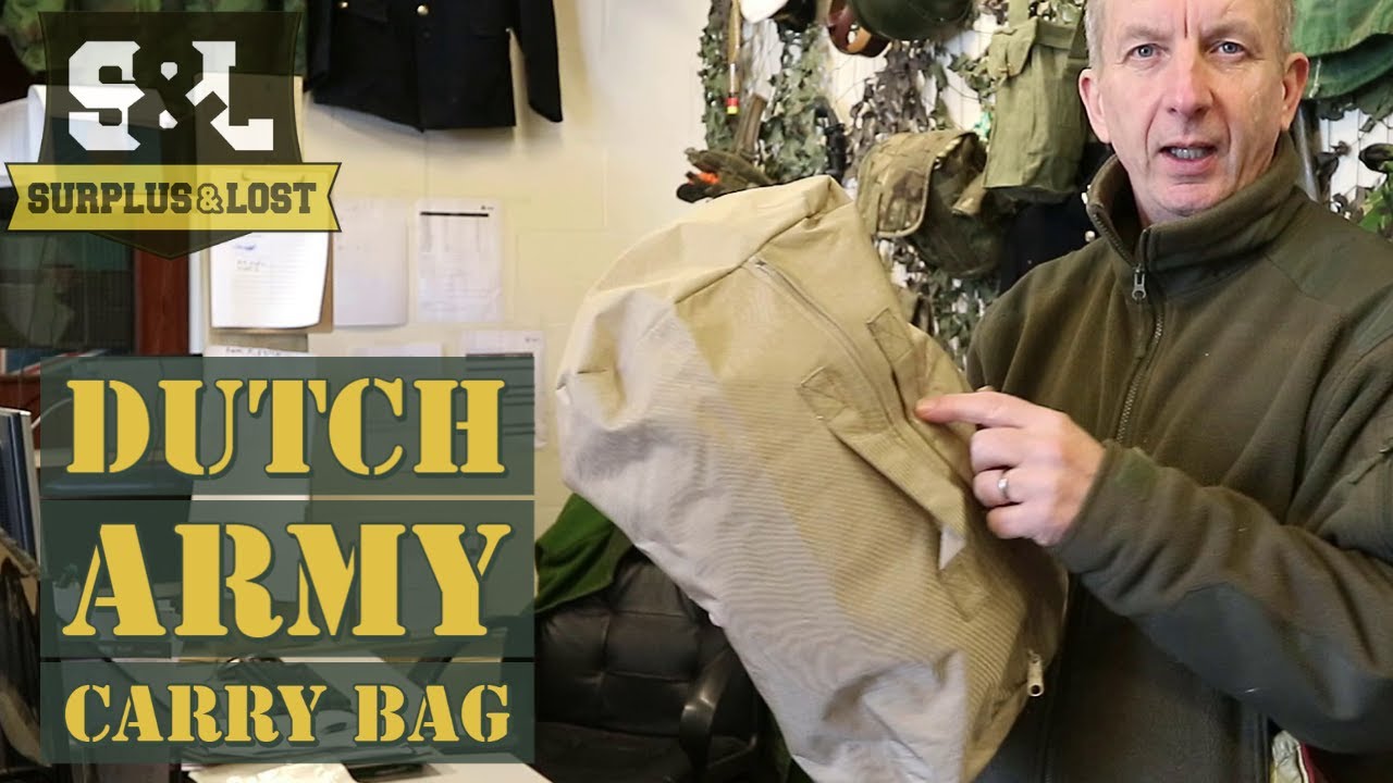 Dutch Lightweight Desert / Sand Bag - YouTube