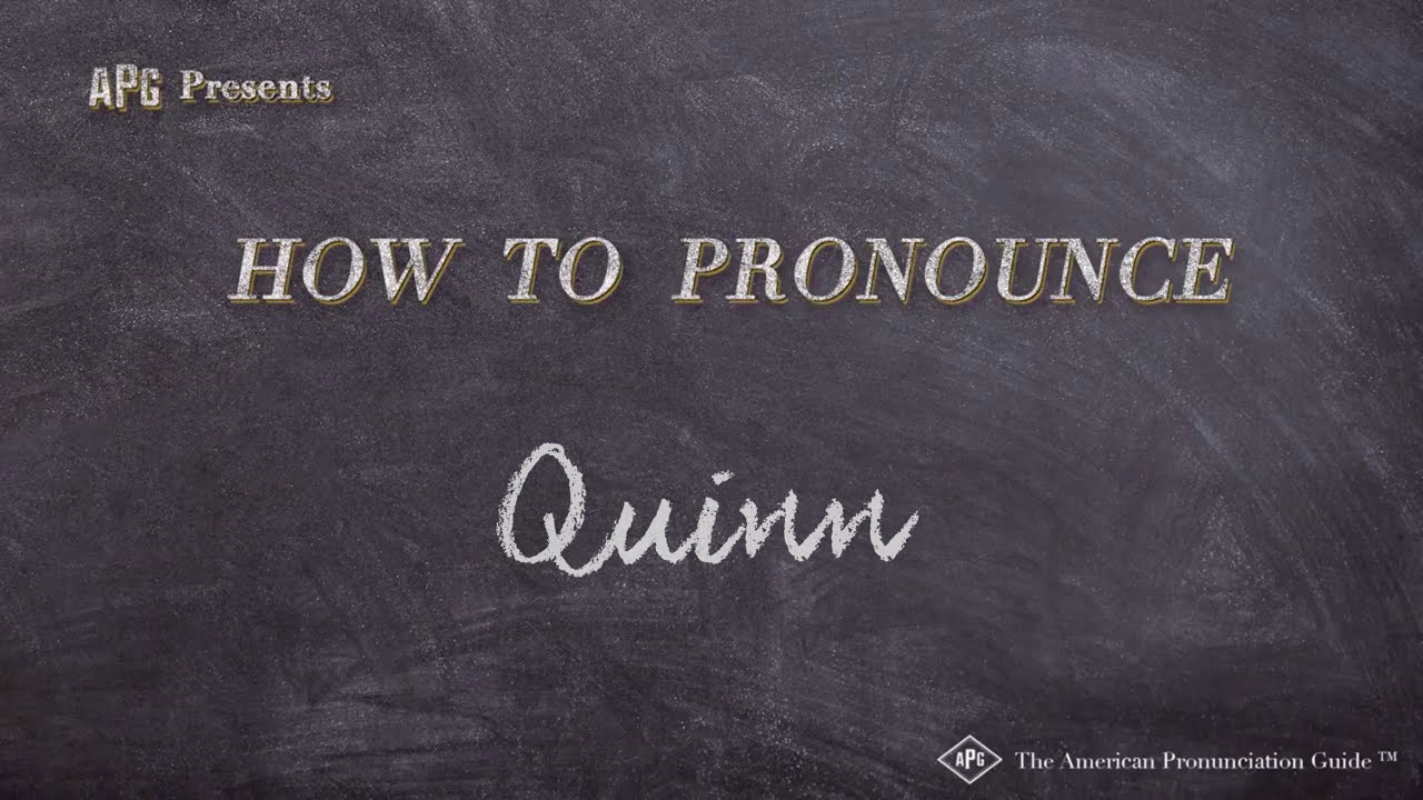 How to Pronounce Quinn (Real Life Examples!) - YouTube