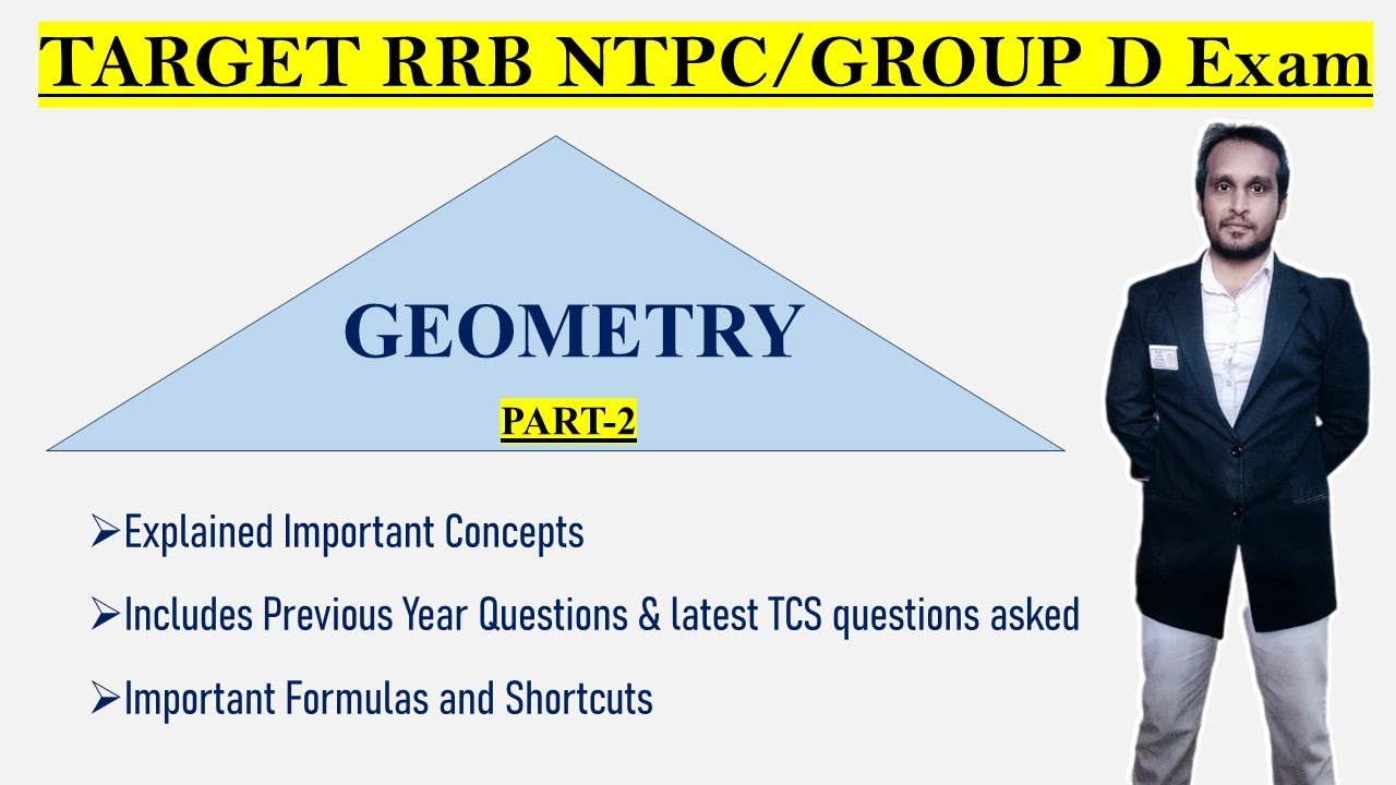 GEOMETRY Part 2 || Target RRB NTPC / Group D || TRIANGLES || Theory ...